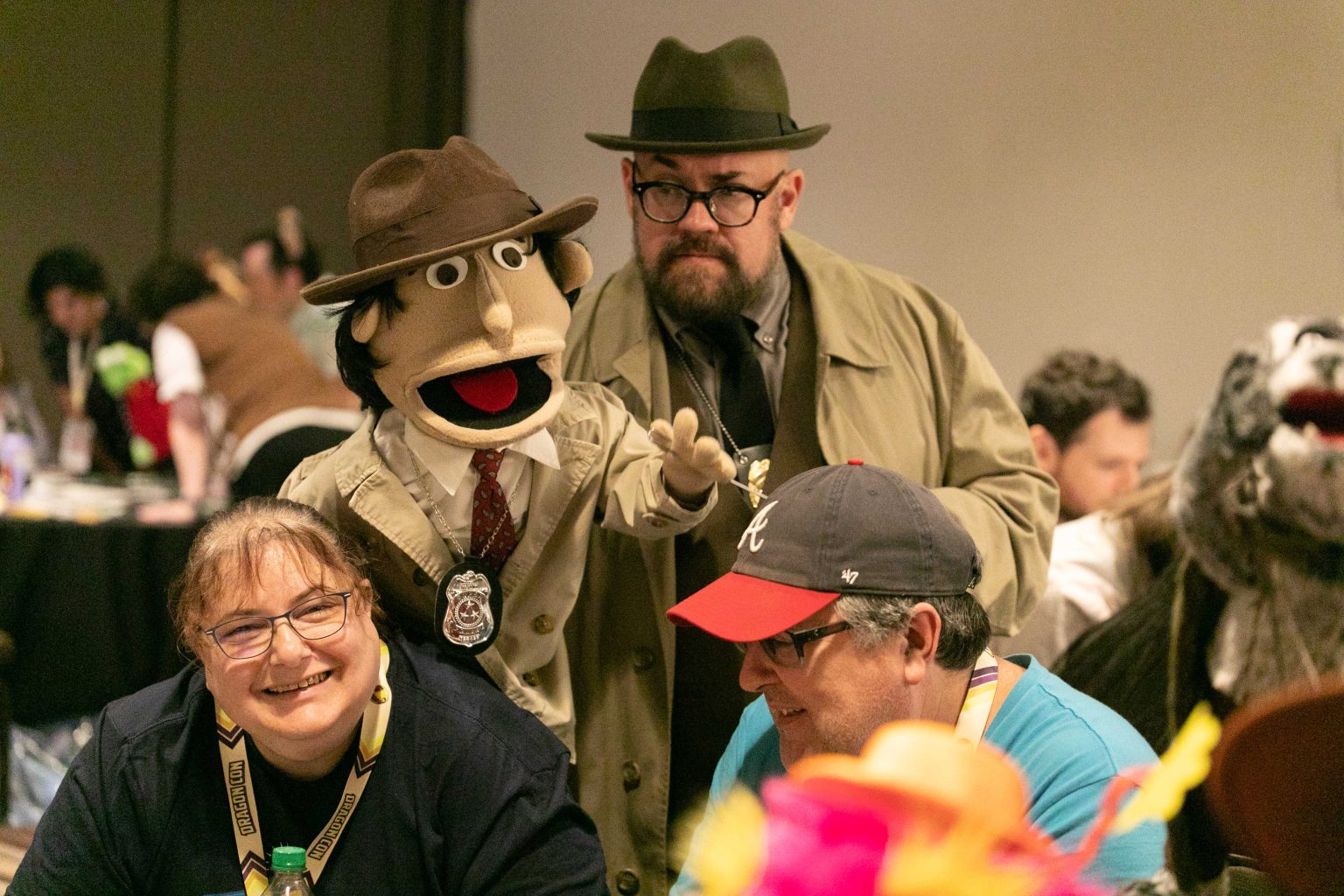 The Pink and Multicolored Fuzzy Butler Did It